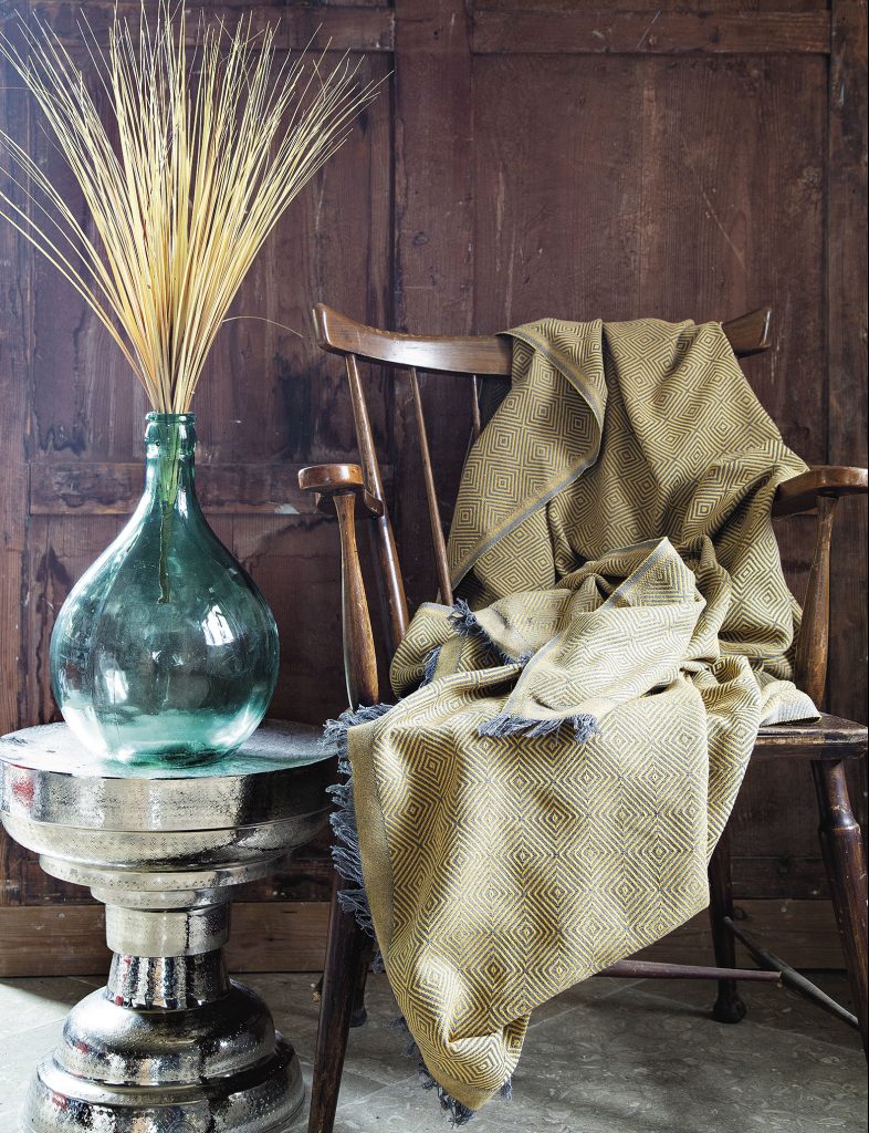 ISSIMO HOME MAIA плед желтый | sleeppp.ru